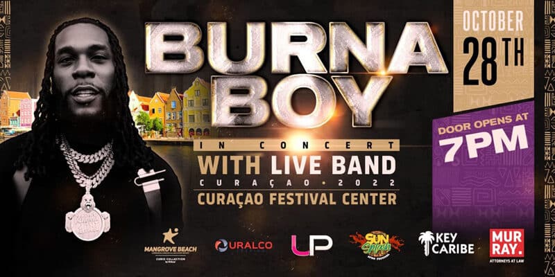 Burna-Boy-show-Curaçao-Sun-Splash-Events - DE WEST